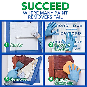 Dumond Complete Paint Removal Test Kit - Find the Right Paint Remover for Your Project - Kit Includes 8oz Samples of Peel Away 1, Smart Strip Advanced, & Smart Strip PRO, Laminated Paper & Accessories