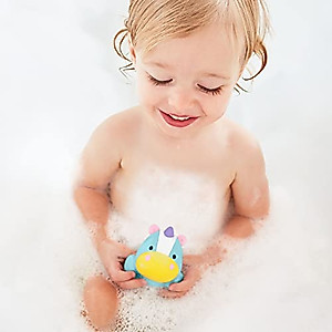 Skip Hop Baby Bath Toy, Zoo Light Up Squeeze Toy, Unicorn