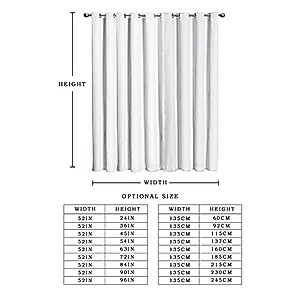 Prime-Home Blackout Curtains for Bedroom, Christmas Grommet Curtains Thermal Insulated Blackout Window Curtains Drapes, Blackout Panel 52"x 24" Cold Winter Snowflakes Blue Backdrop