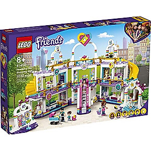 LEGO Friends Heartlake City Shopping Mall 41450 Building Kit; Includes Friends Mini-Dolls to Spark Imaginative Play; Portable Elements Make This a Great Friendship Toy, New 2021 (1,032 Pieces)