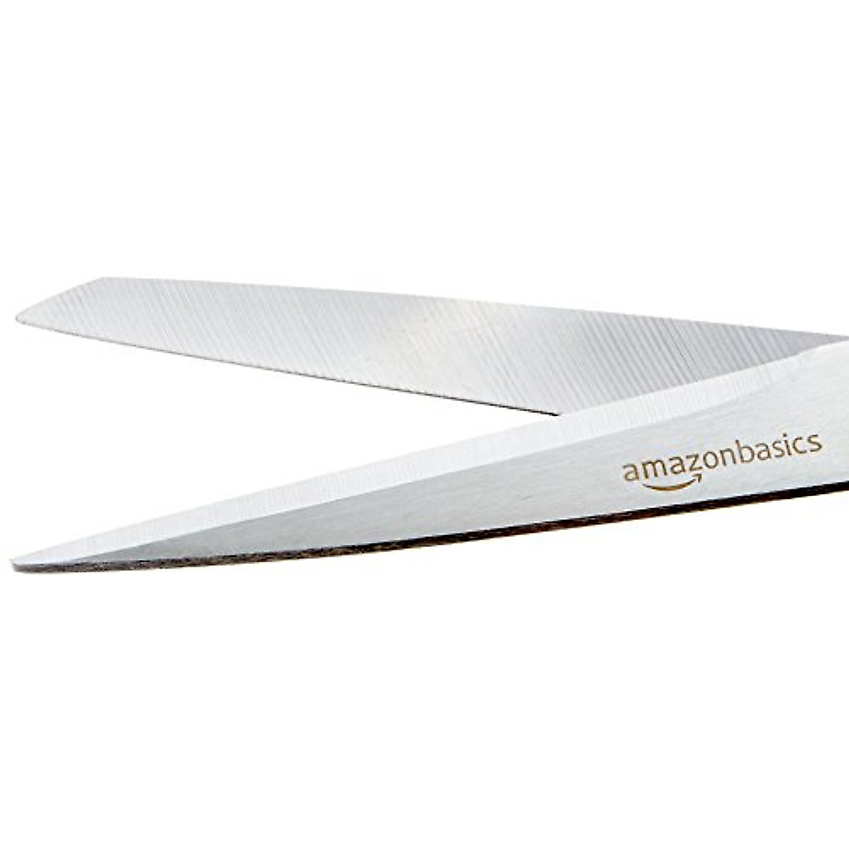 Amazon Basics Multipurpose, Comfort Grip, PVD coated, Stainless Steel Office Scissors - Pack of 2