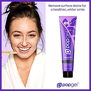 PopGel Sensitive Kind Toothpaste - Mild Mint - 100% Plastic Free Toothpaste - Anticavity Fluoride Toothpaste - Vegan - Clean Ingredients - SLS & Paraben Free (Mild Mint)