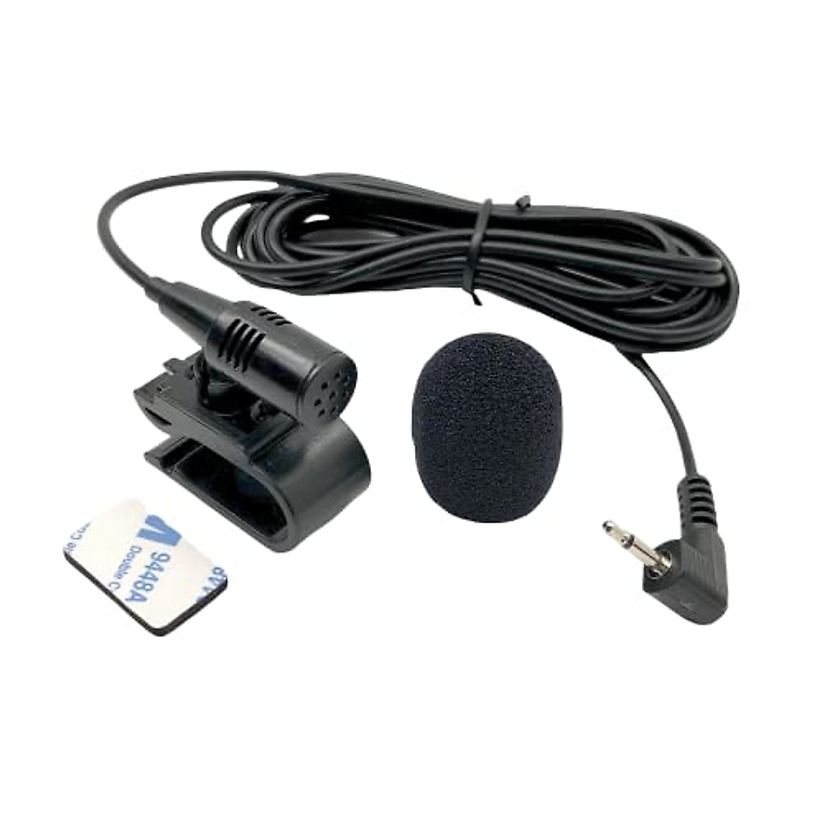 2.5mm Microphone Mic Handsfree Dash Car Stereo Receiver Compatible for Pioneer FH MVH MXTX SPH DMH DXT - Series DMH-100BT DMH-1500NEX DMH-2660NEX FH-S52BT MVH-1400NEX MVH-200EX MVH-210EX MVH-300EX