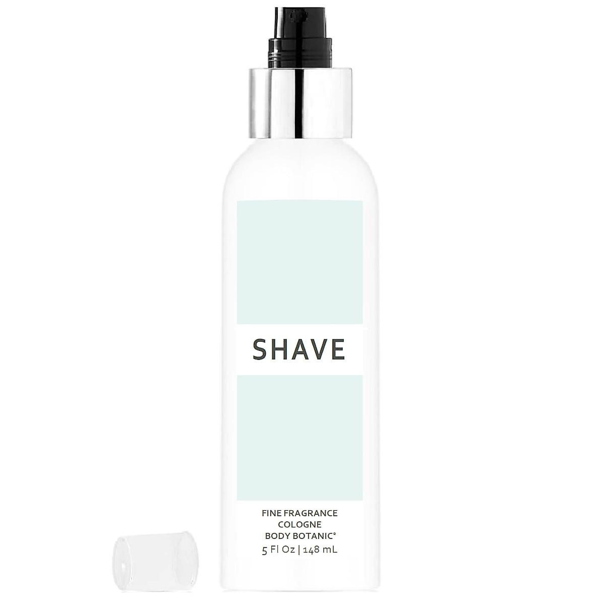 SHAVE Men's Collection Fine Fragrance Cologne Mist by Body Botanic 5 Fl Oz 148 ML - Made with Botanicals and a Barber Shoppe Blend of Fresh Bergamot, Lime, Basil Leaf, Oak Moss & White Patchouli
