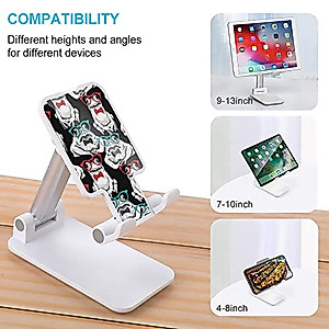 Funny Frogs Funny Foldable Desktop Cell Phone Holder Portable Adjustable Stand Desk Accessories