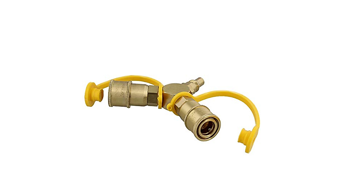 Dumble 1/4in Propane Tank Splitter - Connect 2 Appliances