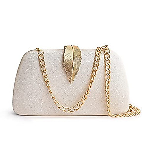 Before & Ever Evening Bag - Small Clutch Purses for Women Wedding - Women's Evening Handbags - Women's Clutch Handbags Formal Crossbody Evening Clutch - Sparkly Womens Clutch Purse Pearl Shimmer