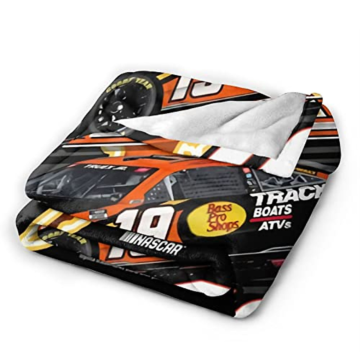 Martin Truex Jr 19 All Season Fleece Blanket Throw Ultra Soft Flannel Blanket Digital Printed Premium Fluffy Microfiber Fleece