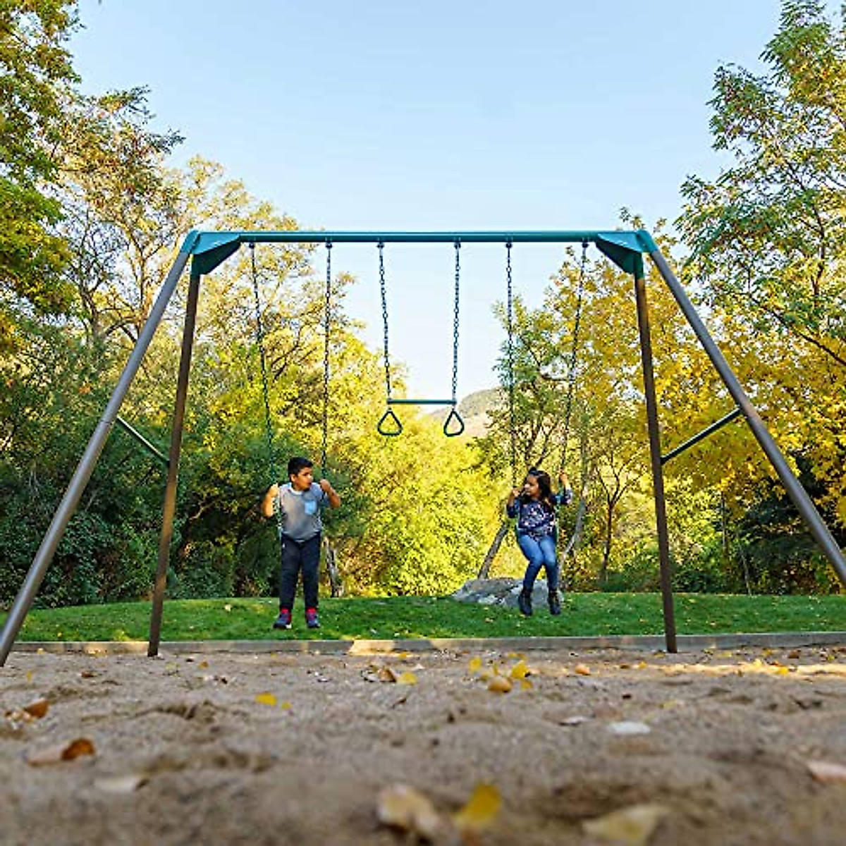 Lifetime Metal Swing Set, Earthtone