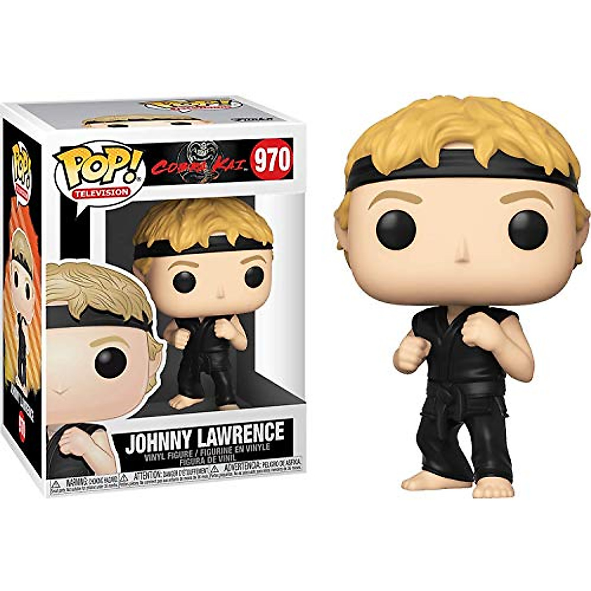 POP Johnny Lawrence [Cobra Kai] Funko Vinyl Figure (Bundled with Compatible Pop Box Protector Case), Multicolor, 3.75 inches