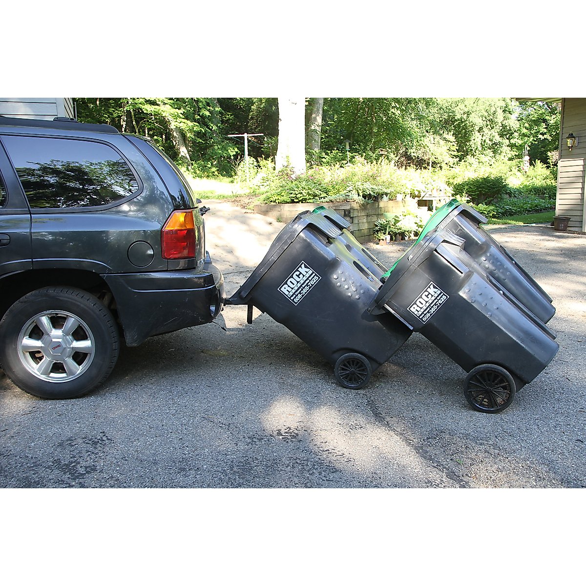 Garbage Commander The Original Can Couplers to Hook Multiple Wheeled Trash Containers