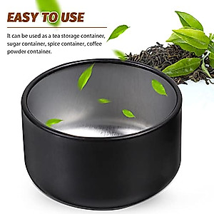 Luxshiny 50ml Tea Tins Canister with Airtight Lids 10pcs Round Metal Candy Tin Jars Tinplate Empty Cookie Box Wedding Party Favor Treat Container