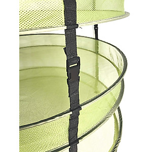 HORTIPOTS Herb Drying Rack Collapsible 2.5 ft Hanging Dry Net Rack for Hydroponic Herb Pot Vegetable Fruit Flower or Clothes Laundry