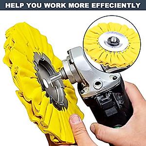 Uningmng Airway Buff Extender, Airway Buffing Wheel Extension Shaft  for Aluminum Wheel Polishing Kit, Angle Grinder Extension Connecting Rod, Rotary Polisher Accessory