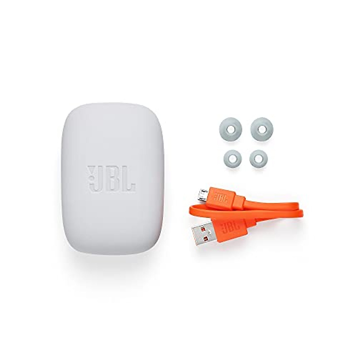 JBL ENDURANCE JUMP- Wireless heaphones, bluetooth sport earphones with microphone, Waterproof, up to 8 hours battery, charging case and quick charge (Red)