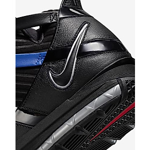 Nike Zoom Lebron III QS Black/Metallic Silver/University 9 D (M)