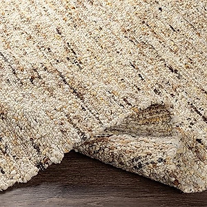 Mark&Day Wool Rugs, 8x10 Uderns Modern Camel Area Rug, Brown Grey Beige Carpet for Living Room, Bedroom or Kitchen (8' x 10')