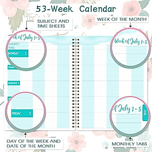 Teacher Planner 2024-2025 - Teacher Planner 2024-2025 Academic Year, July 2024 - June 2025, 8'' x 10'', Lesson Plan Book, Weekly & Monthly Lesson Planner with Quotes, Weekly Activity Schedule