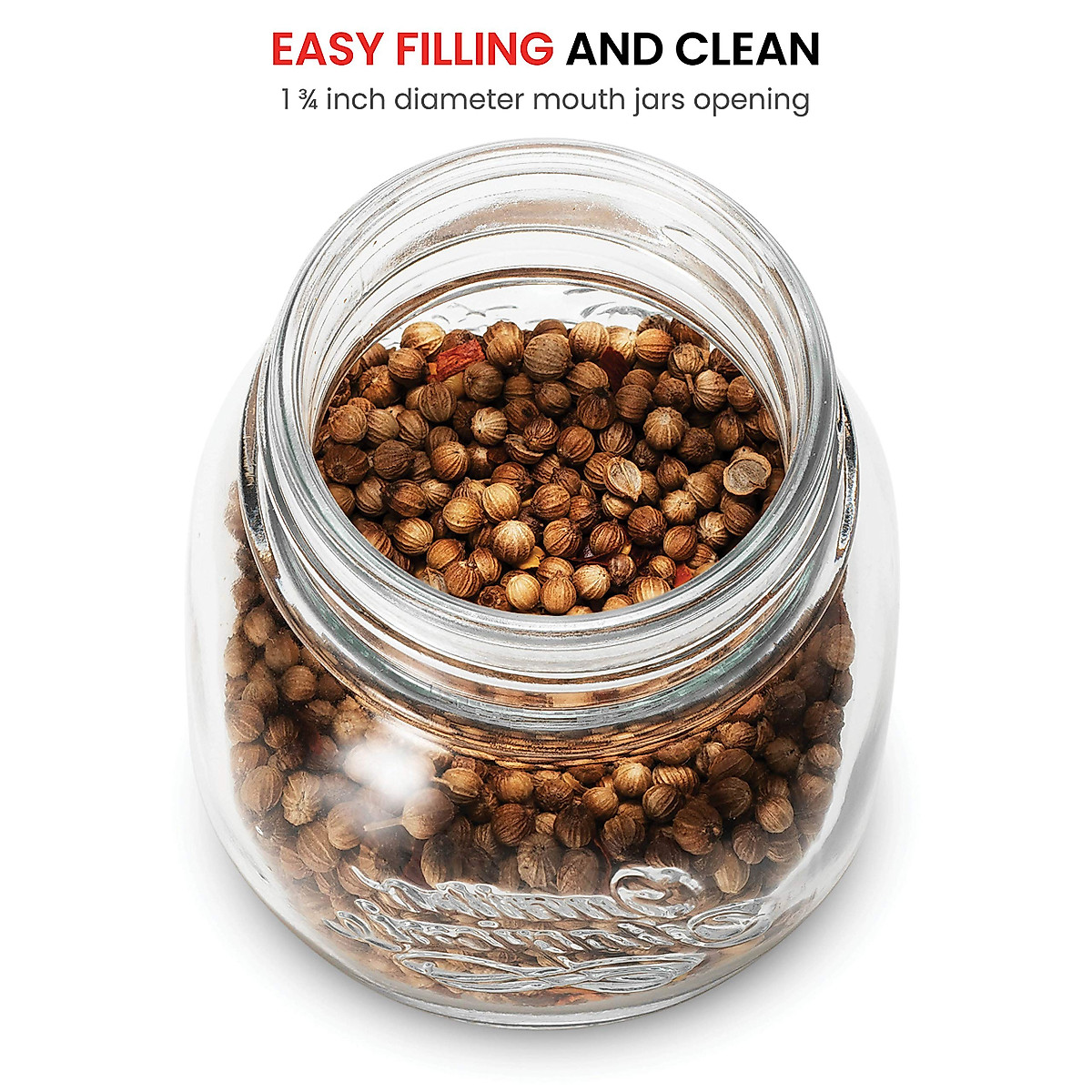 Bormioli Rocco naaa Rocco Quattro Stagioni Small Glass Mason 5 Ounce Mini Jars (12-Pack), 12 Pack