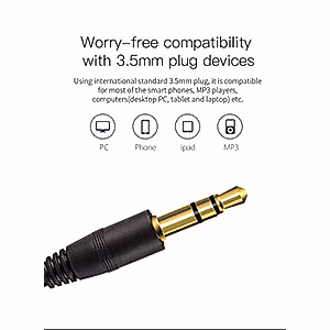 Kinboofi KBEAR Stellar Lightweight Stereo Earbud Headphones, Classic Style Earbud Black Earphone Wired Headset (Clear Black NO Mic)…