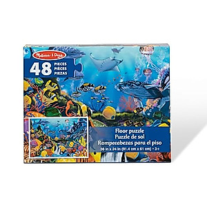 Melissa & Doug Underwater Ocean Floor Puzzle (48 pcs, 2 x 3 feet) - FSC Certified