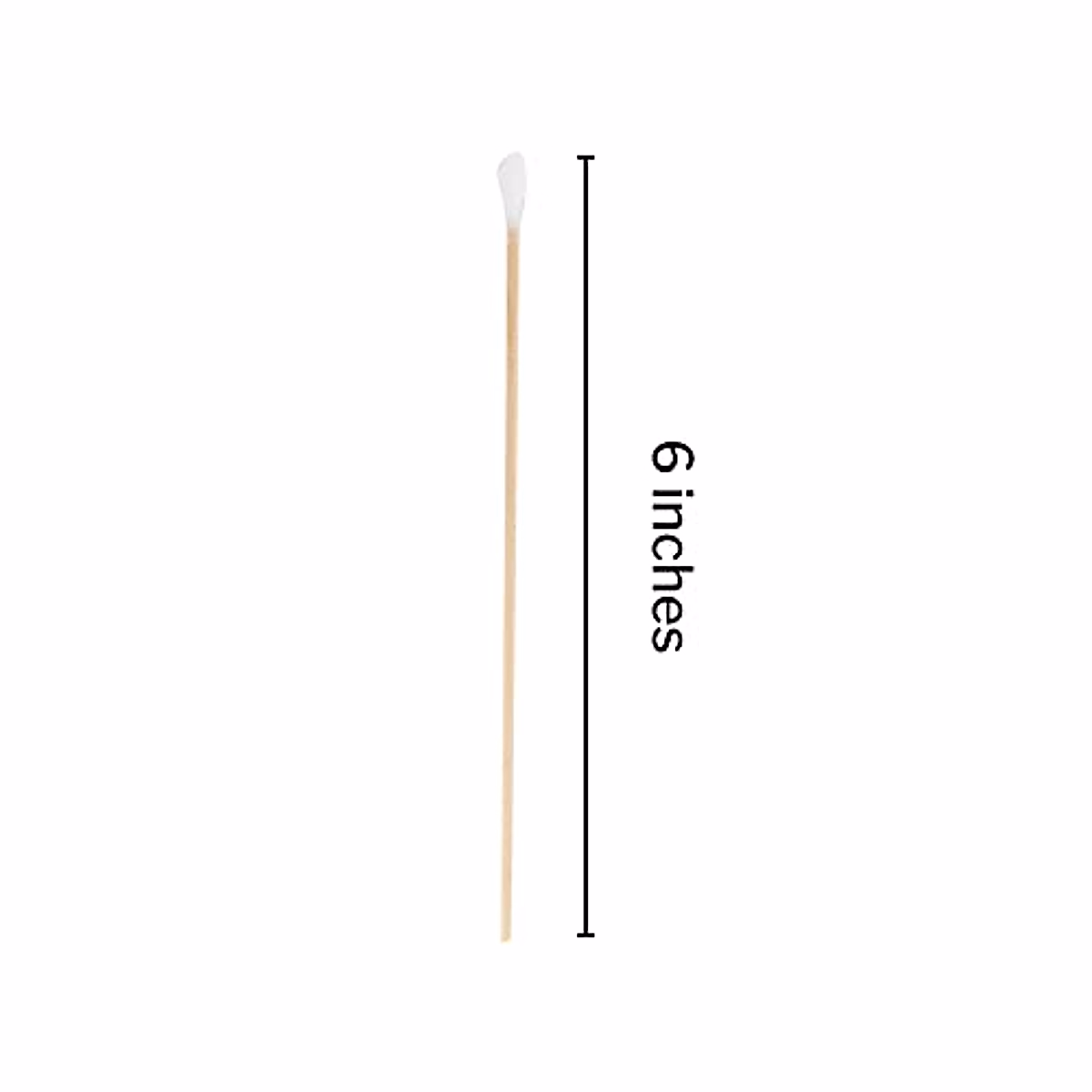 McKesson Cotton-Tipped Applicator Swabstick, Sterile, Wood Shaft, 6 in, 2 Count, 1000 Packs, 2000 Total