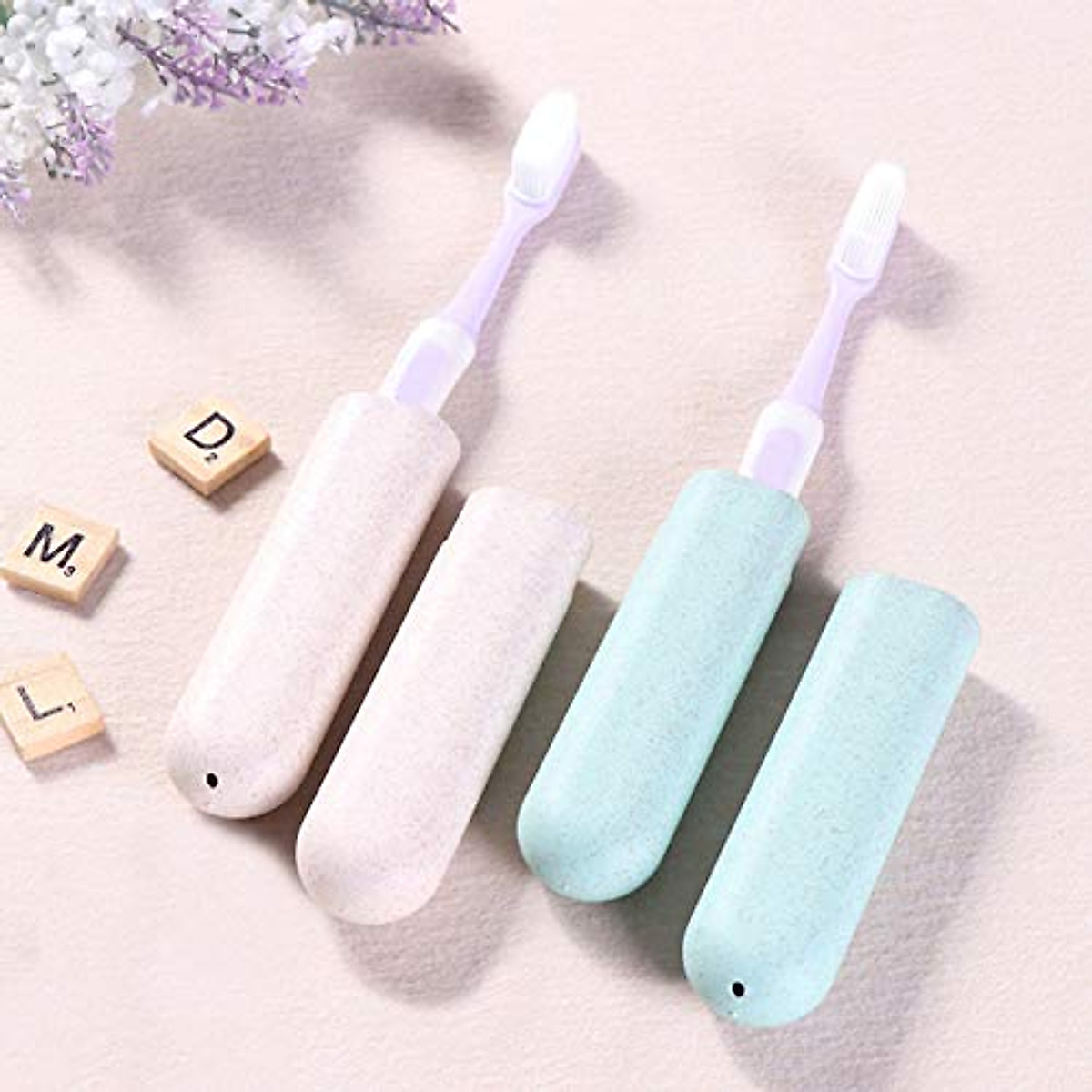 loinhgeo Portable Outdoor Travel Dustproof Toothbrush Protector Case Cover Storage Box Container Pink