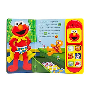 Sesame Street - Potty Time with Elmo - Potty Training Sound Book - PI Kids