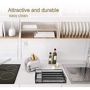 49-Piece Silverware Set with Flatware Drawer Organizer, HaWare Heavy Duty Stainless Steel Cutlery Set for 8, Kitchen Utensils Tableware with Steak Knife Dinner Fork Knife Spoon & Tray, Mirror Finished