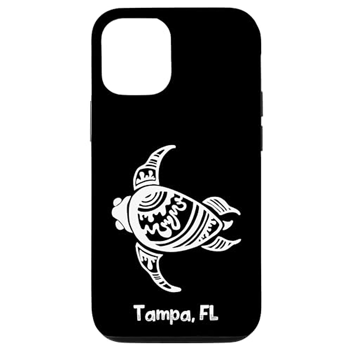 iPhone 13 Tampa, FL White Tribal Tattoo Save The Sea Turtle Case