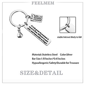 FEELMEM Accountant Gift A Truly Great Accountant is Hard to Find and Impossible to Forget Keychain CPA Coworker Gift CPA Tax Season Accounting Gift (Silver)