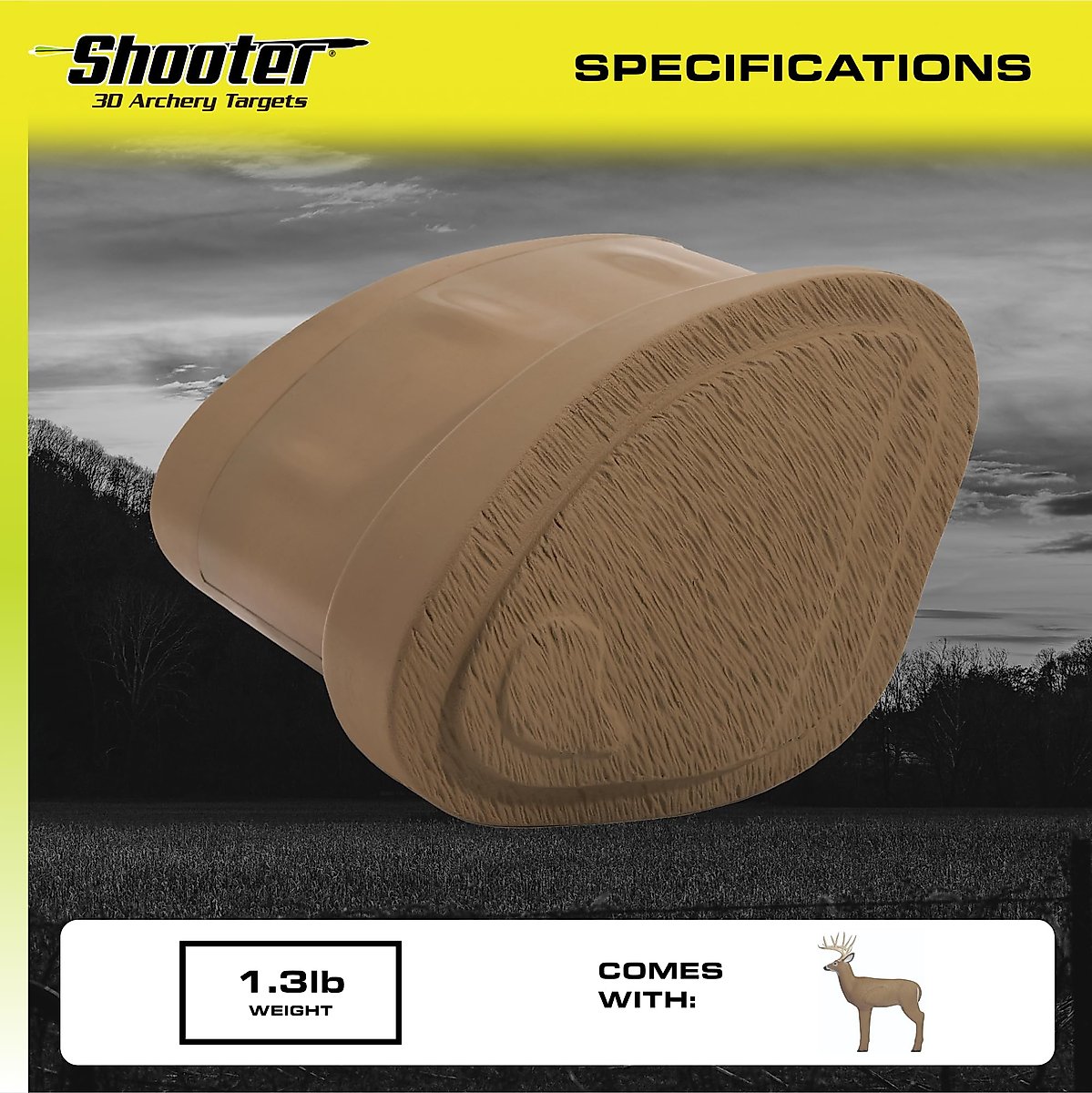 Shooter Field Logic Buck 3D Replaceable Insert Core, Tan (G71640)
