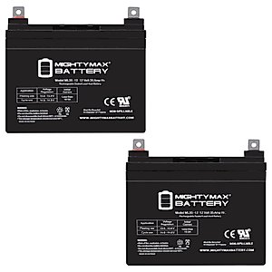 Mighty Max Battery 12V 35Ah Revolution Mobility Liberty 312 Power Chair Battery - 2 Pack