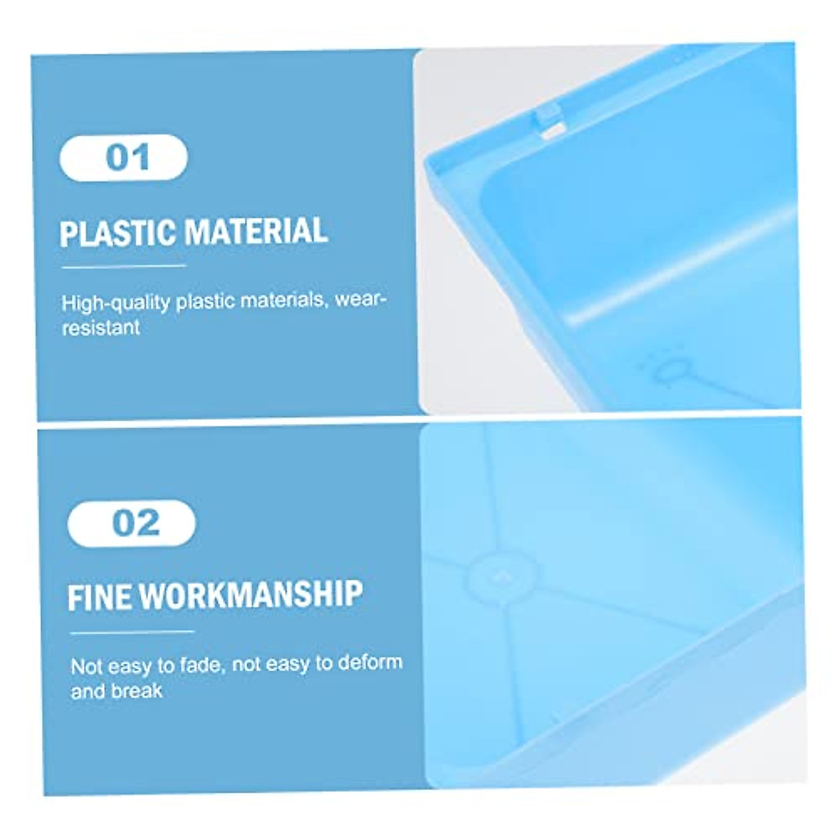 POPETPOP Chinchilla Cage Accessories Plastic Bins 4pcs Hamster Cage Tray Hamster Cages Small Pet Cage Supplies Plastic Tray Hamster Supplies Plastic Chassis Guinea Pig Bedding Plastic Trays