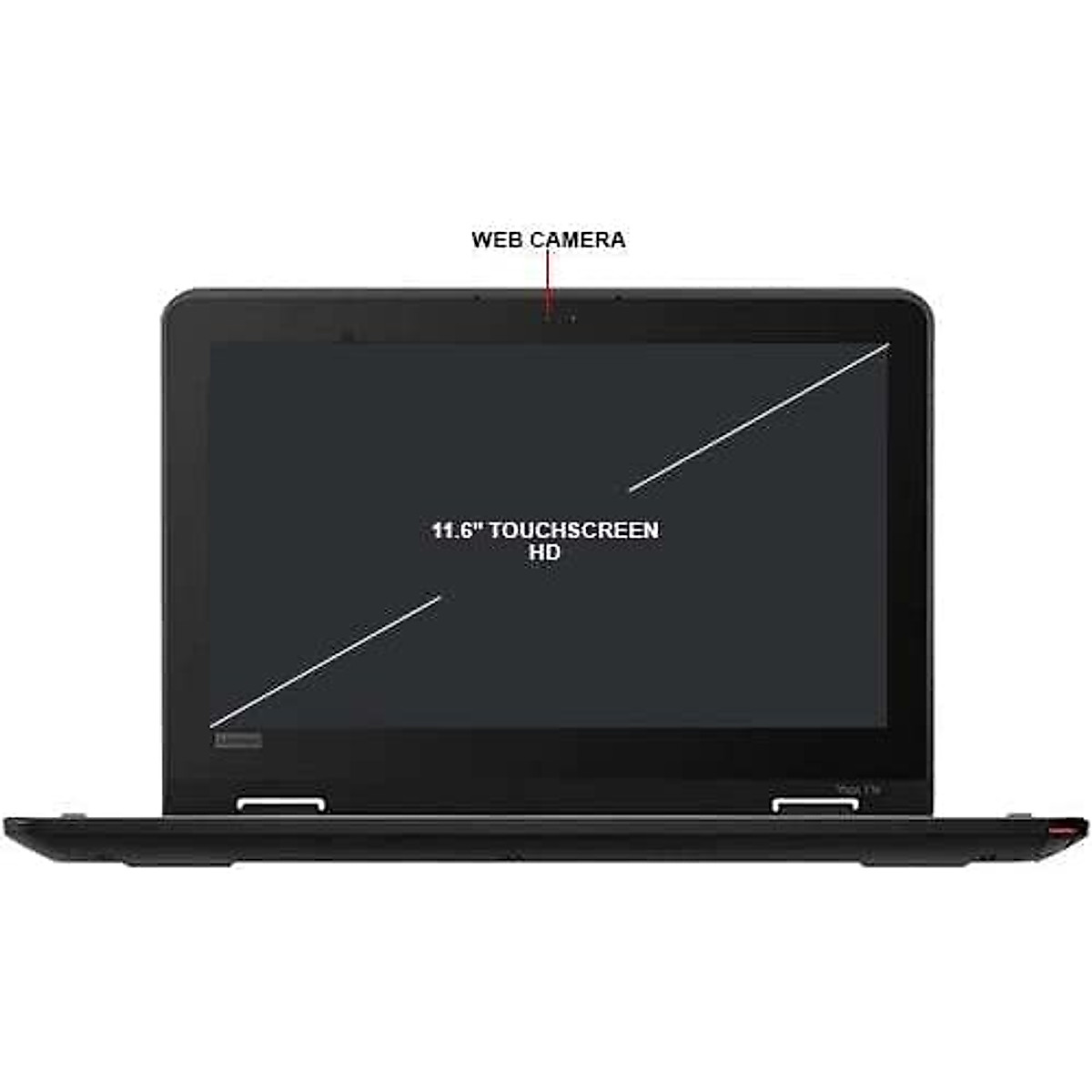 Lenovo ThinkPad Yoga 11E 2-in-1 11.6'' HD Touchscreen Laptop PC, Intel Celeron N4120 Processor, 4GB RAM, 128GB SSD, Webcam, Stereo Speakers, USB-C, HDMI, WiFi, Windows 10 Pro + Accessories