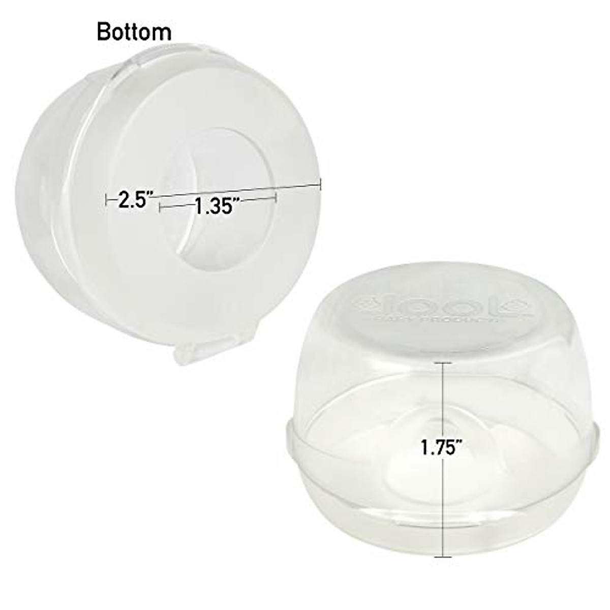 Clear Stove Knob Covers (5 Pack) Child Safety Guards, Durable Design - Baby Proof - Jool Baby