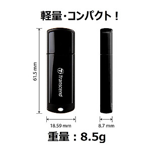 Transcend 64GB JetFlash 700 USB 3.1 Flash Drive (TS64GJF700)