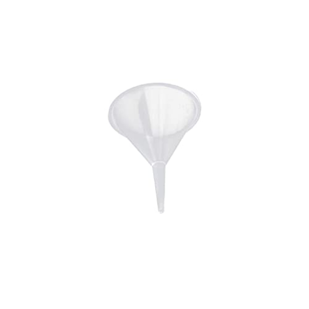 Mini Clear Funnel 10-Pcs Narrow Neck Perfume Funnel Polyethylene Small Funnel Kitchen Use Plastic Funnels for Lab, Water Bottle, Powder,Capsule,Oils, Filling Bottles, Urn Funnel Filling Kit