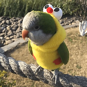Bird Costume Bird Diaper Flight Suit Bird Chicken Shape Bird Clothes Cosplay Photo Prop for Parrots Lovebird Parakeet Cockatiel Small Animals Apparel (Cockatiel)