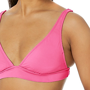 Billabong womens Aloha Banded Tri Bikini Top, Shaka Pink, Medium US