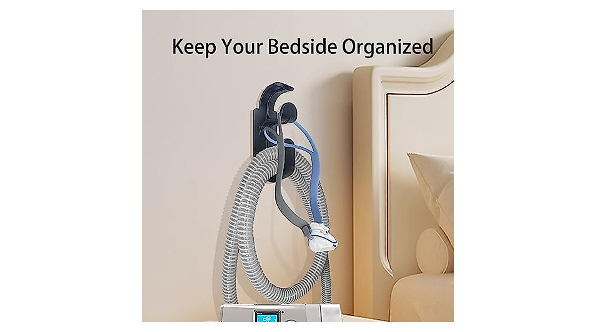 Cpap Hook for Organized, Dry, and Tangle-Free CPAP Use