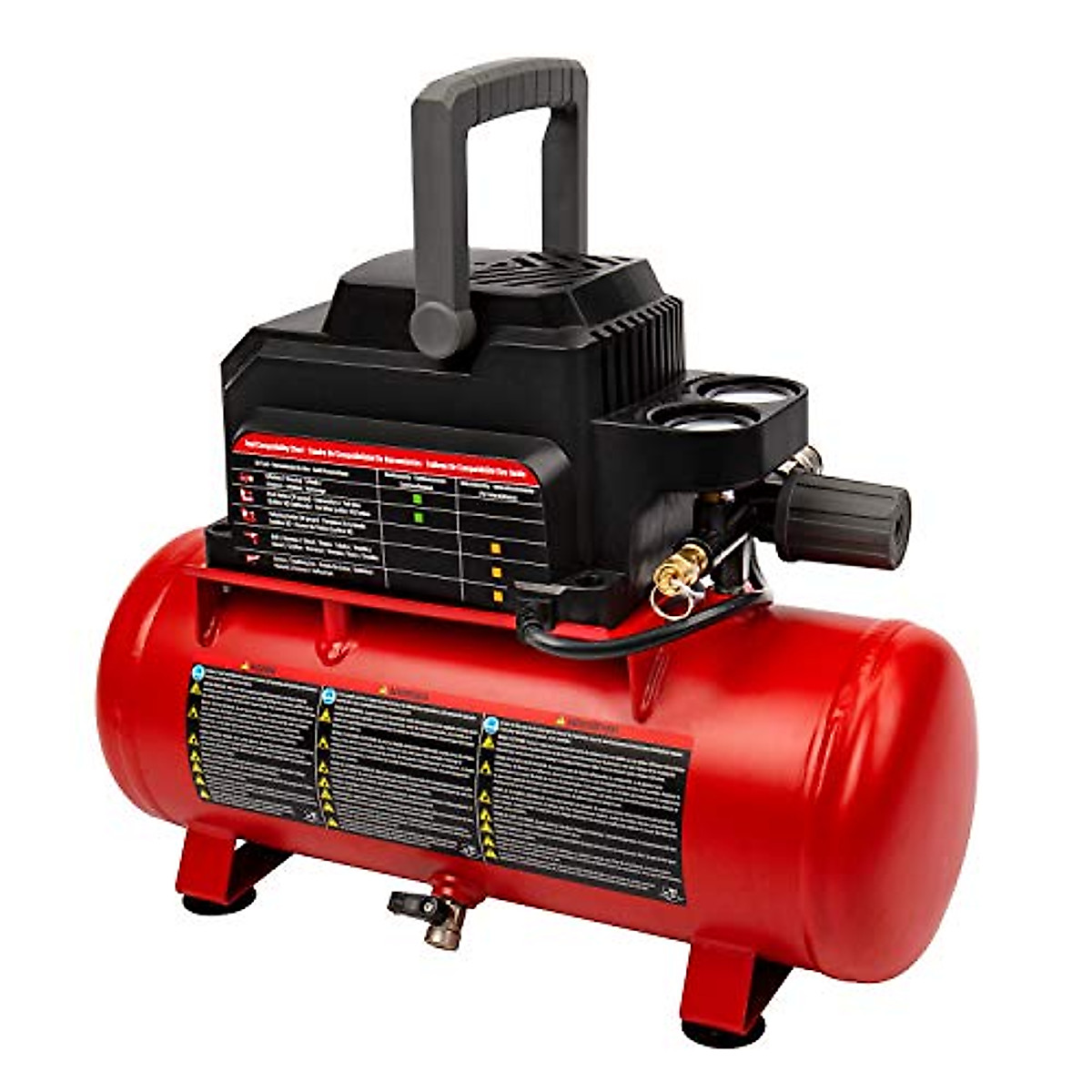Craftsman Air Compressor, 2 Gallon Max 125 PSI Pressure 1/3 HP 0.5 CFM@90psi Portable Oil Free Maintenance Free, CMXECXA0200243