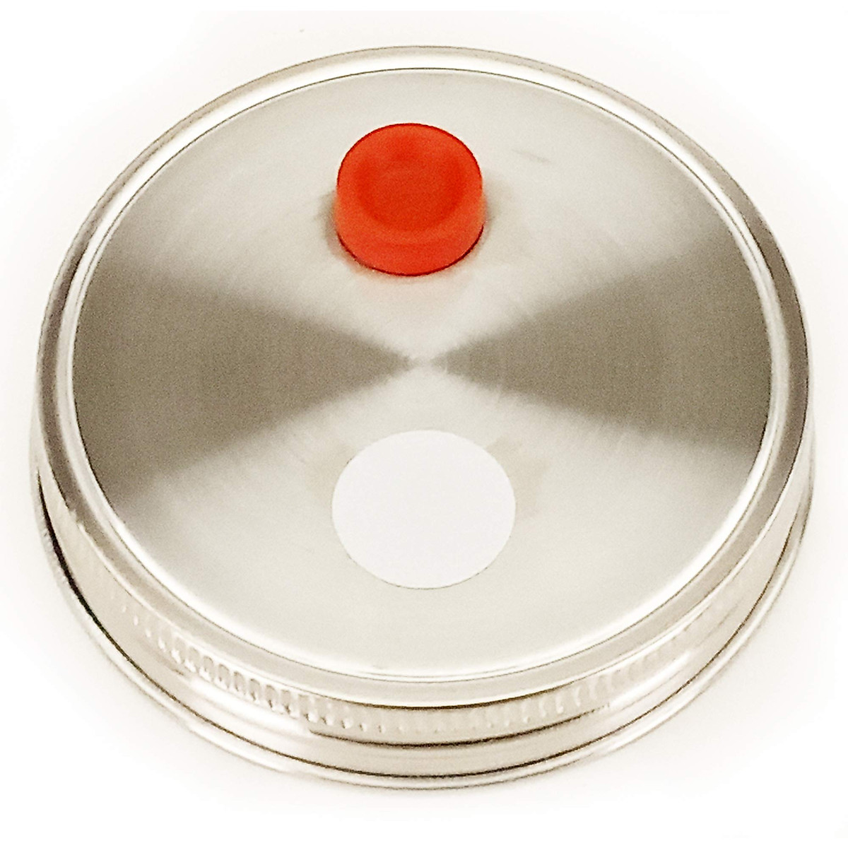 Mushroom Jar Lid for Grain Spawn Stainless Steel Metal Wide Mouth (6 Pack)