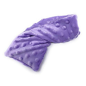 Large 14x5.5” Heating Pad & Cold Herbal Shoulder Wrap-Microwavable Heating & Cooling Neck Wrap- Hot Heated Pad with Moist Heat Therapy for Back Pain, Migraine Relief & Muscle Relaxation (Lavender)