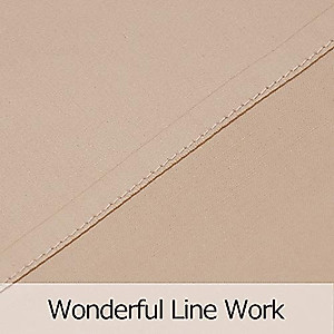 Fittia Cotton Toddler Pillowcase with Envelope Closure, Soft and Breathable Travel Pillow Case Cover Pack of 2, 14x20 Inches Small Pillow Case, Champagne