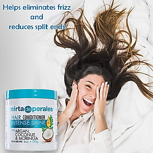 Mirta De Perales Hair Conditioner with Argan, Coconut & Moringa 6 oz.