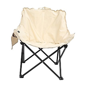 USB Heated Camping Chair Portable Foldable Travel Chair with 3 Levels Heating, Warmth and Comfort, Stainless Steel Frame, Slip Resistant Chair Feet, for Picnic, Fishing, Beach