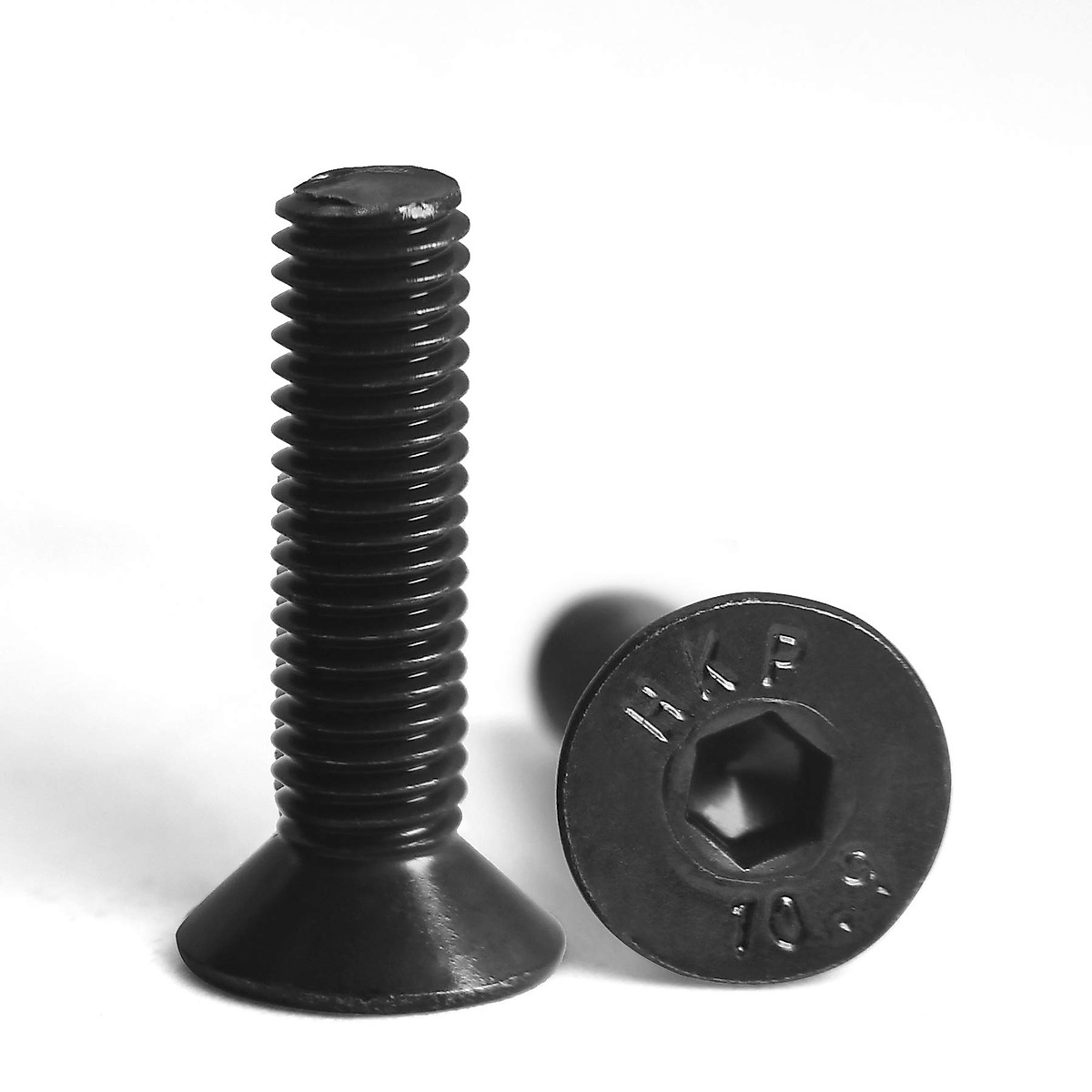 M5 x 20mm 25mm 30mm 35mm 40mm Flat Head Socket Cap Screws Countersunk Bolts, 10.9 Grade Alloy Steel, Black Oxide Finish, Fully Threaded, Metric Allen Hex Drive, Assortment Kit 50PCS