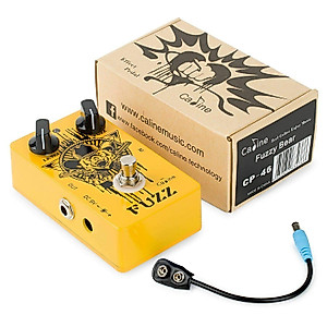 Caline Fuzz Bear Guitar Effects Pedal Multieffects Pedals Metal True Bypass Orange CP-46