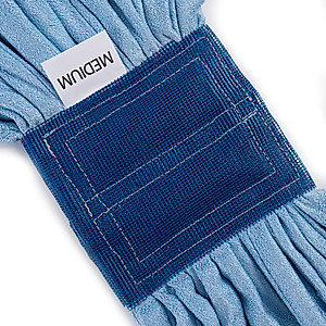 Matthew Cleaning Microfiber Tube Mop(Meduim,Blue,3Pack)Heavy Duty Mop Head Replacement,excellent absorbency,Premium launderability,Reusable,Loop end for Home,Commercial&Industrial Use-Incl.2Pcs Cloths